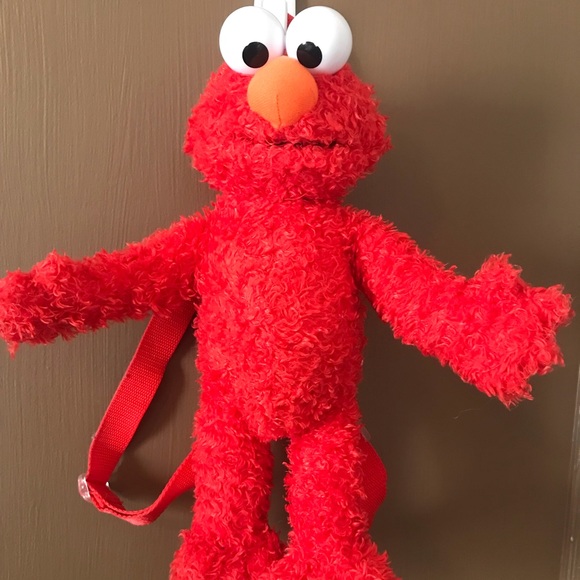 Toys | Sesame Street Soft Plush Backpack For Kids Stuffed Animals ...